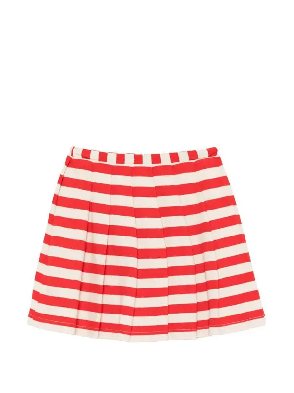 MSGM Striped Pleated Skirt