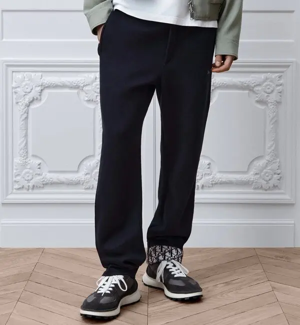 Dior Oblique Track Pants - Blue