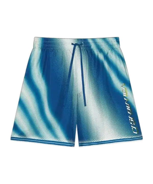 Casablanca The Art Of The Serve Silk Shorts - Blue