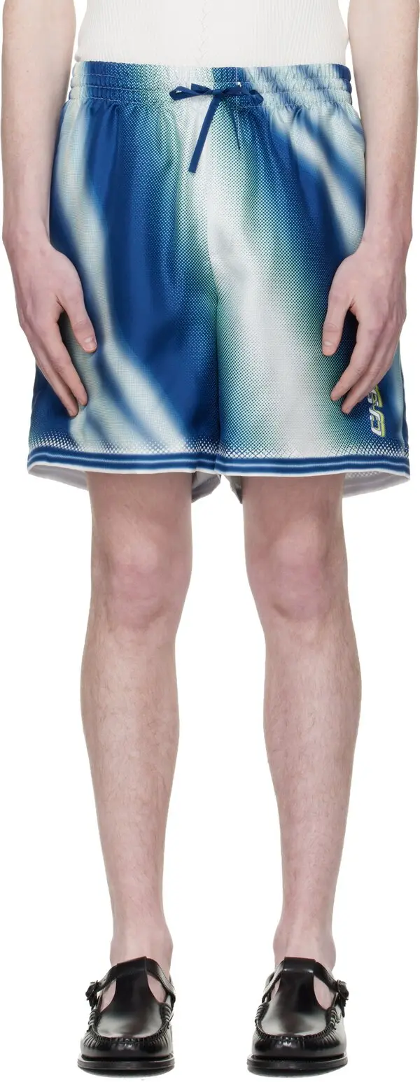 Casablanca The Art Of The Serve Silk Shorts