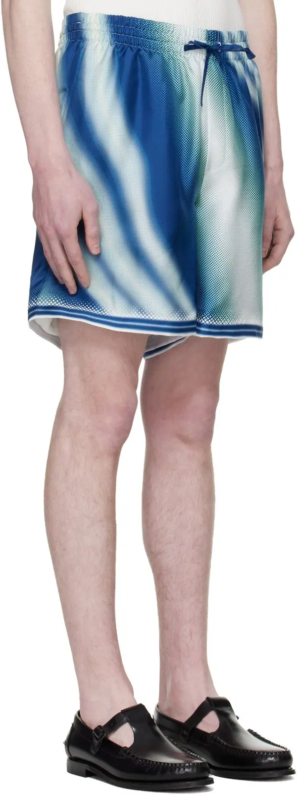 Casablanca The Art Of The Serve Silk Shorts