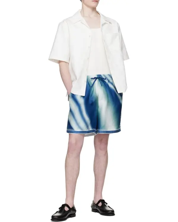 Casablanca The Art Of The Serve Silk Shorts