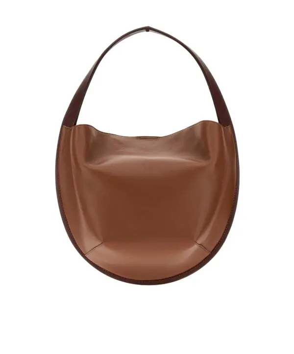 JIL SANDER Pivot Hobo Shoulder Bag - Brown