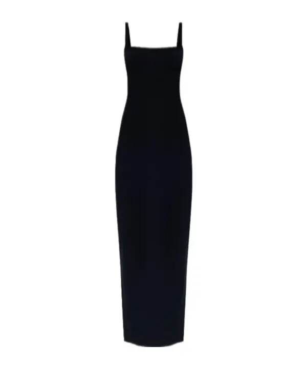 Dsquared2 Strappy Maxi Dress With Embroidered Details
