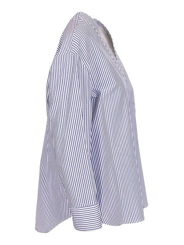 Max Mara Chicca Poplin Shirt - Blue
