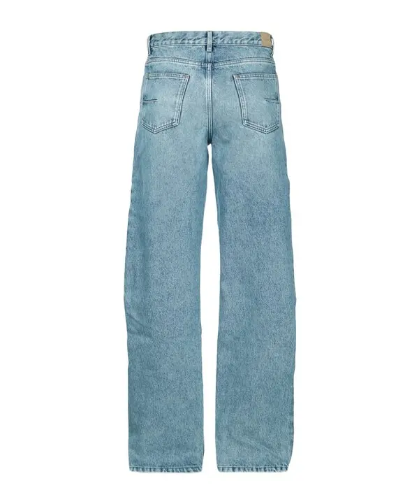 Dior Patchwork Straight-leg Jeans - Gray