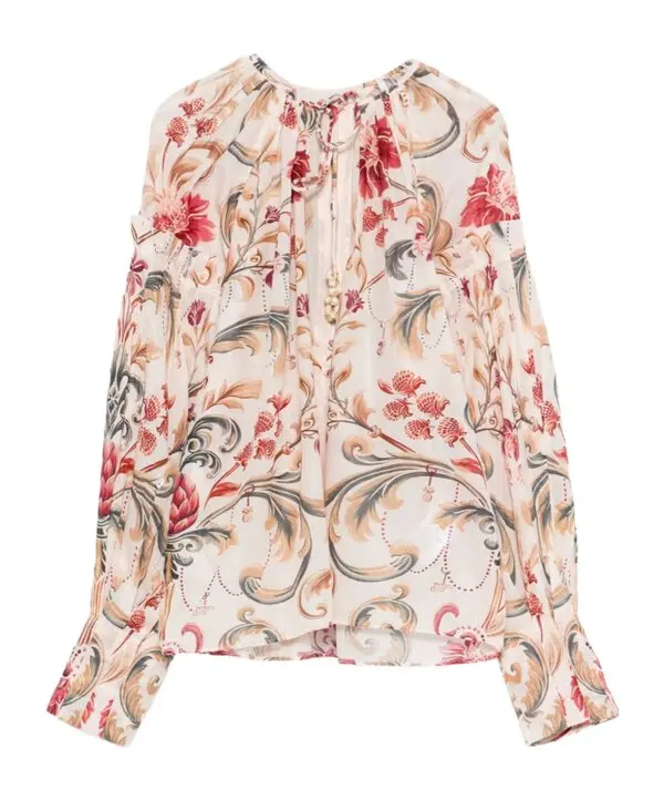 Farm Rio Royal Garden Printed Blouse