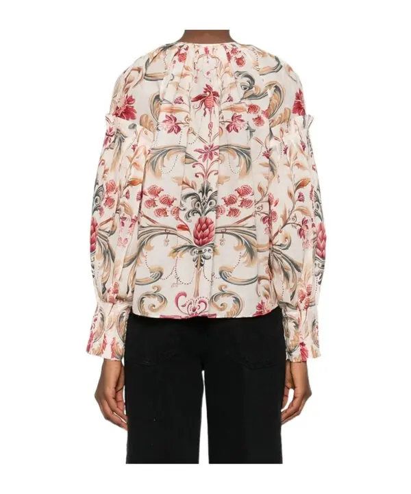 Farm Rio Royal Garden Printed Blouse