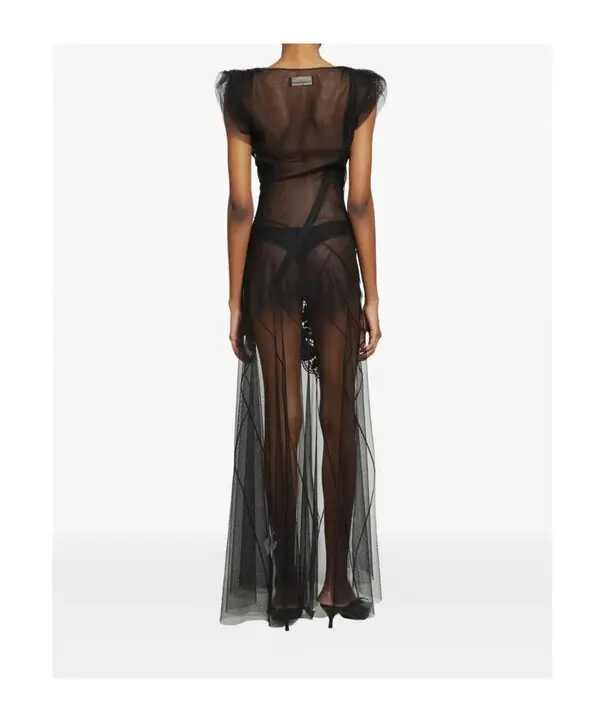 VIVIENNE WESTWOOD Meshed Lace-detailed Dress
