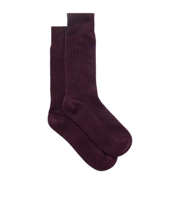 LISA YANG Zera Ribbed Cashmere Socks - Black