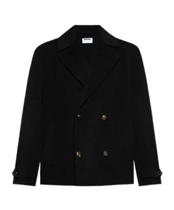 Moschino Long-sleeved Double-breasted Coat
