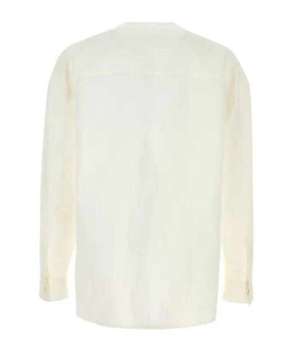 JIL SANDER V-neck Buttoned Shirt