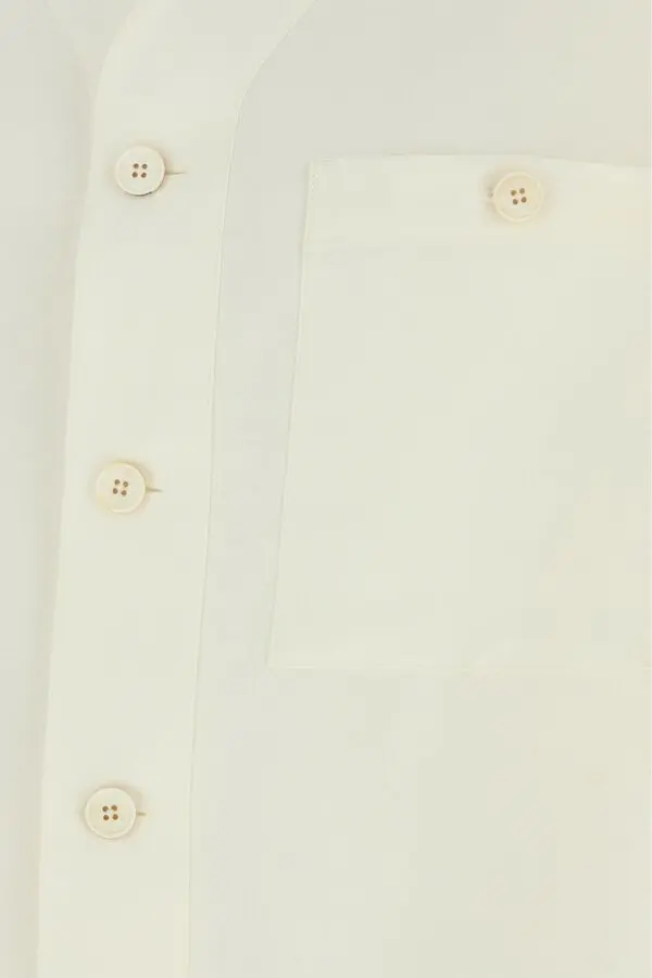 JIL SANDER V-neck Buttoned Shirt