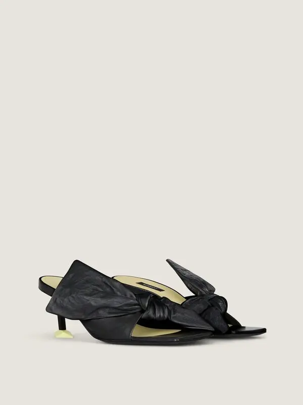 Givenchy Boudoir Bow Heeled Mules