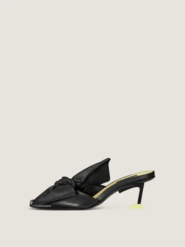 Givenchy Boudoir Bow Heeled Mules