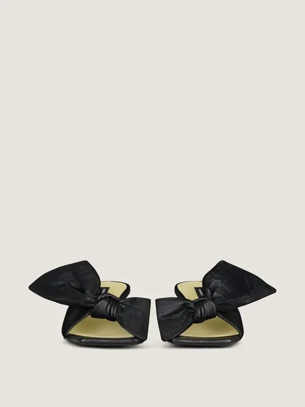 Givenchy Boudoir Bow Heeled Mules