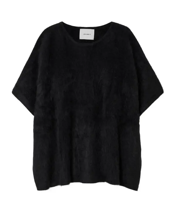 LISA YANG Fie Brushed Cashmere Sweater - Black