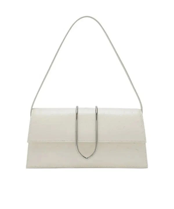 Jacquemus Le Bambino Long Calfskin Tote Bag - Ivory