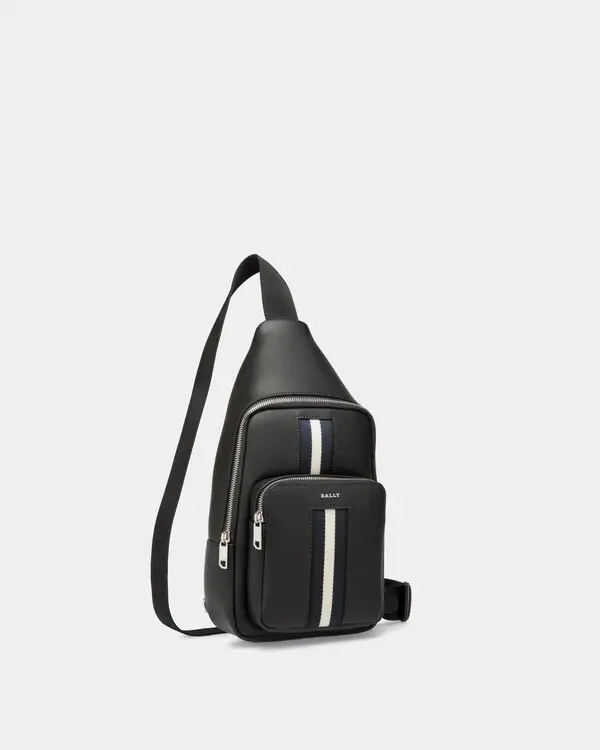 Bally Leather Sling Bag With Grosgrain Ribbon