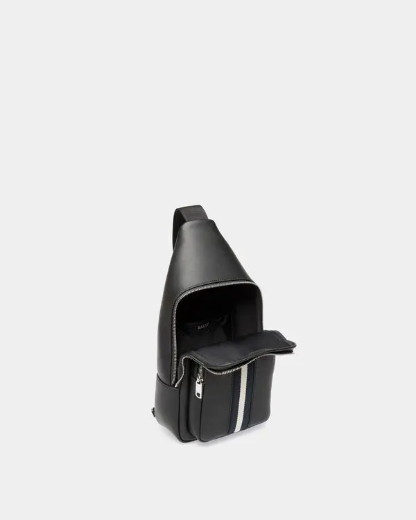 Bally Leather Sling Bag With Grosgrain Ribbon