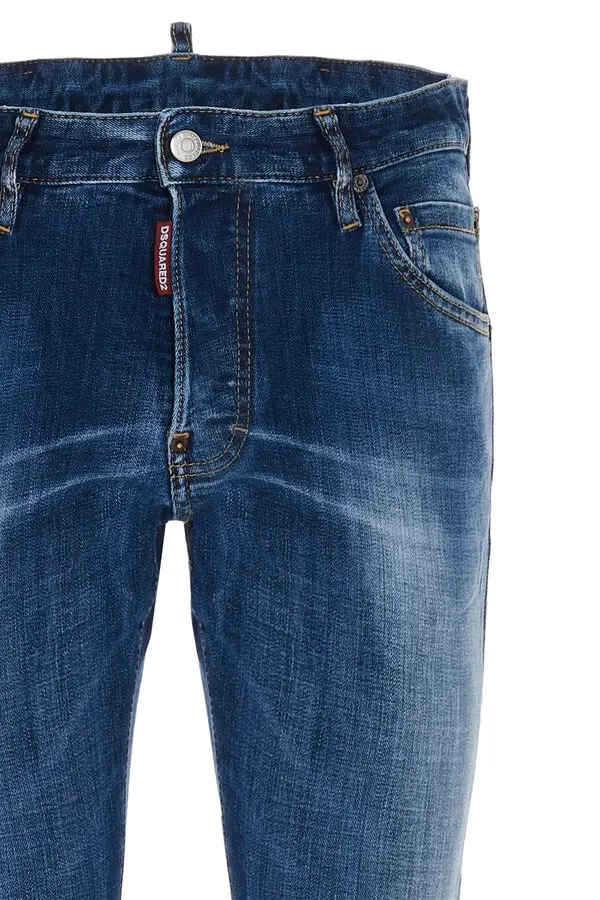 Dsquared2 Mid-rise Skinny Jeans - Blue
