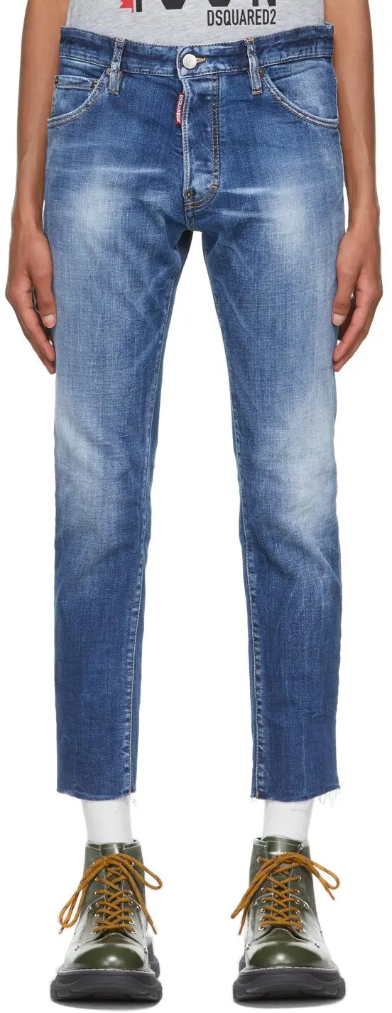 Dsquared2 Mid-rise Skinny Jeans - Blue