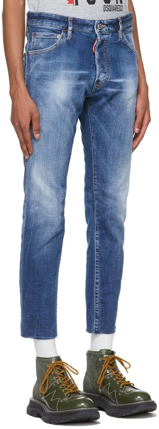 Dsquared2 Mid-rise Skinny Jeans - Blue
