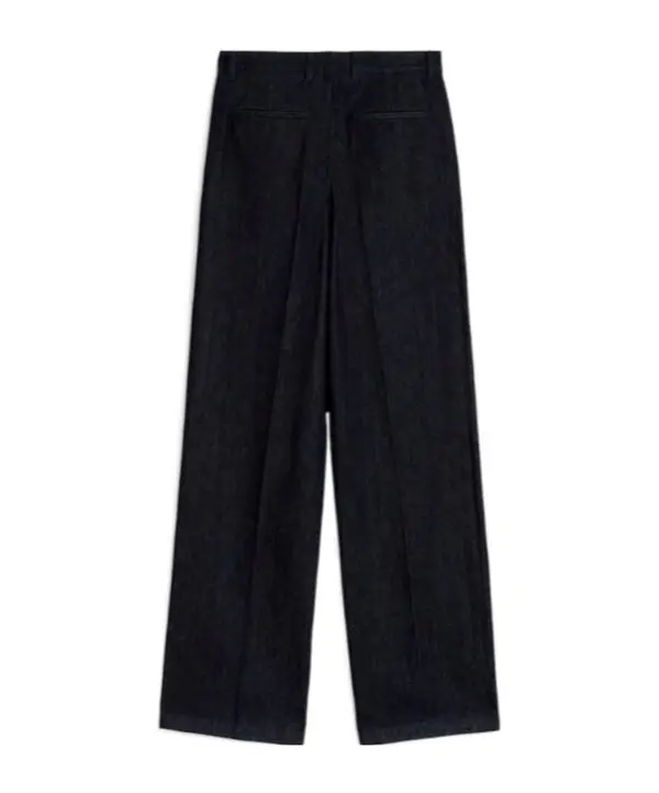JIL SANDER Tailored Straight Leg Denim Trousers - Black
