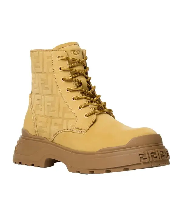 Fendi Force Light Lace-up Ankle Boots