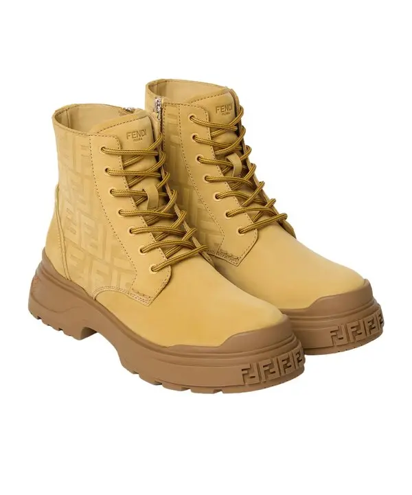 Fendi Force Light Lace-up Ankle Boots