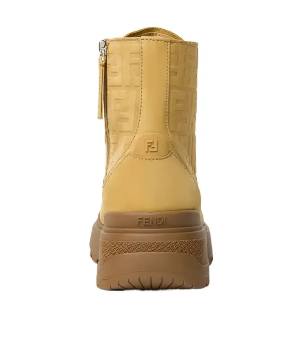 Fendi Force Light Lace-up Ankle Boots