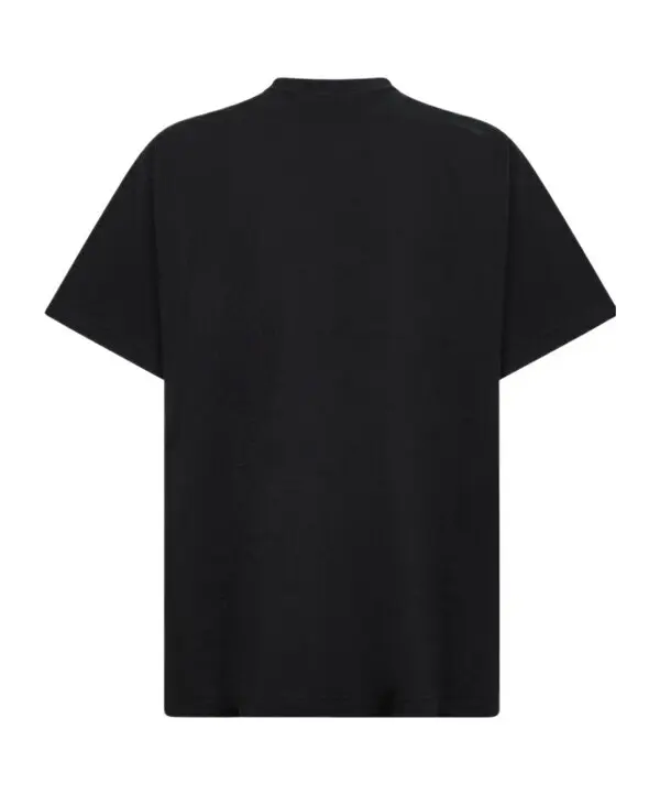 Balenciaga Graphic Printed Crewneck T-shirt - Black