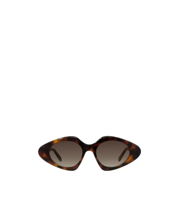 Loewe Geometric Frame Sunglasses - Brown