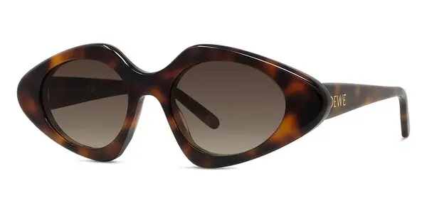 Loewe Geometric Frame Sunglasses - Brown