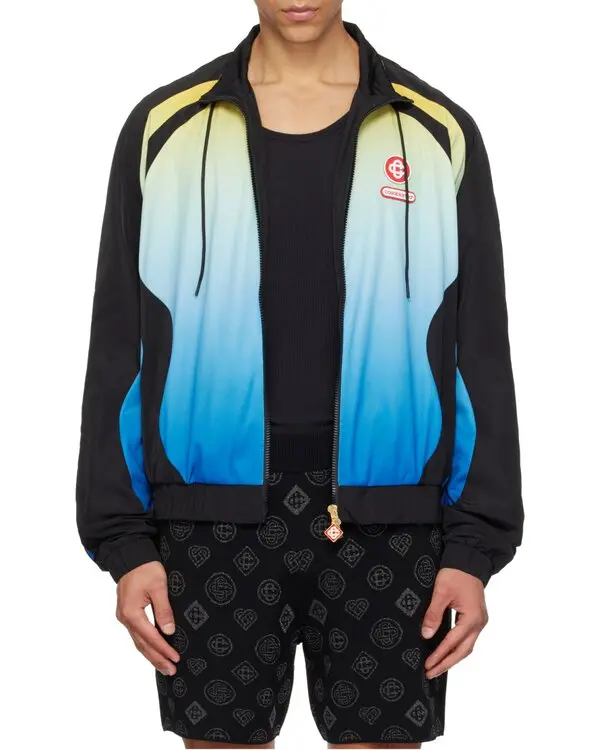Casablanca Logo Appliqué Zip-up Track Jacket