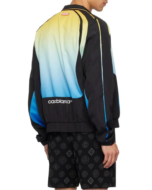 Casablanca Logo Appliqué Zip-up Track Jacket
