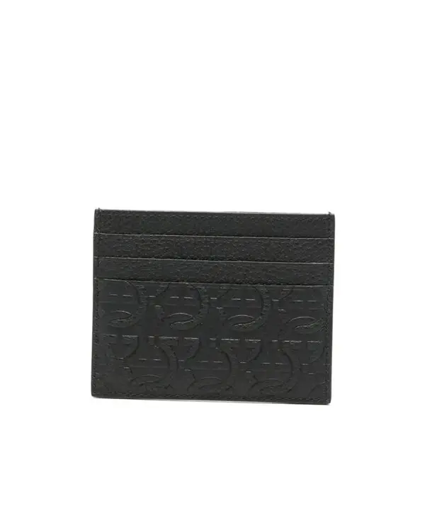 FERRAGAMO Gancini Embossed Card Holder