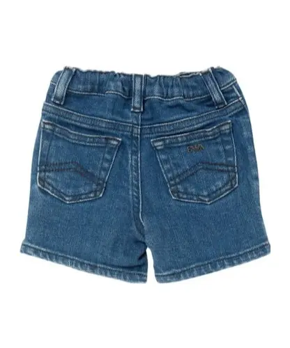 Emporio Armani Cotton Denim Bermuda Shorts