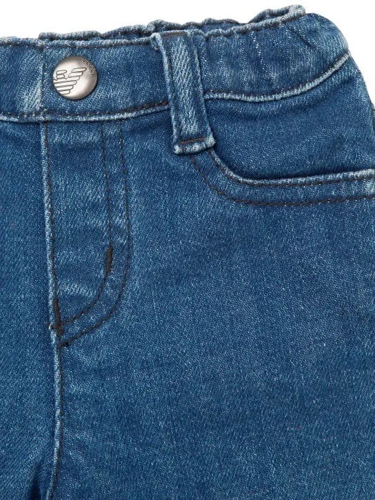 Emporio Armani Cotton Denim Bermuda Shorts