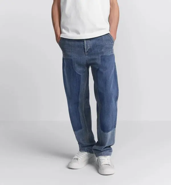 Dior Panelled Straight-leg Jeans