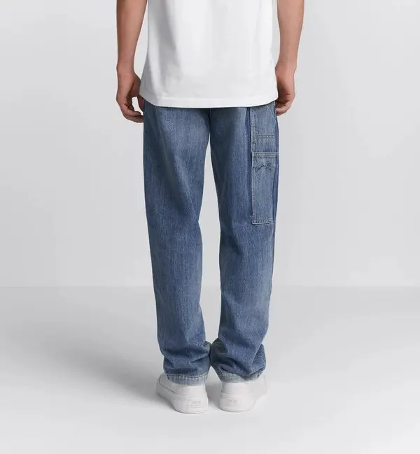 Dior Panelled Straight-leg Jeans