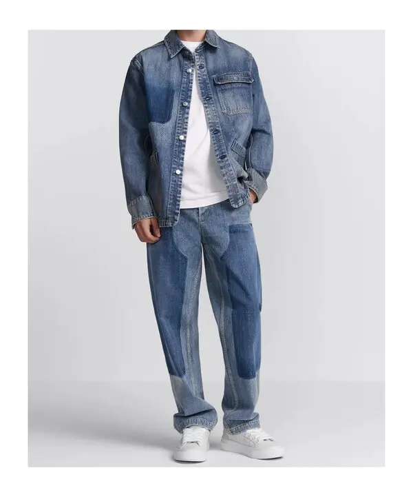 Dior Panelled Straight-leg Jeans