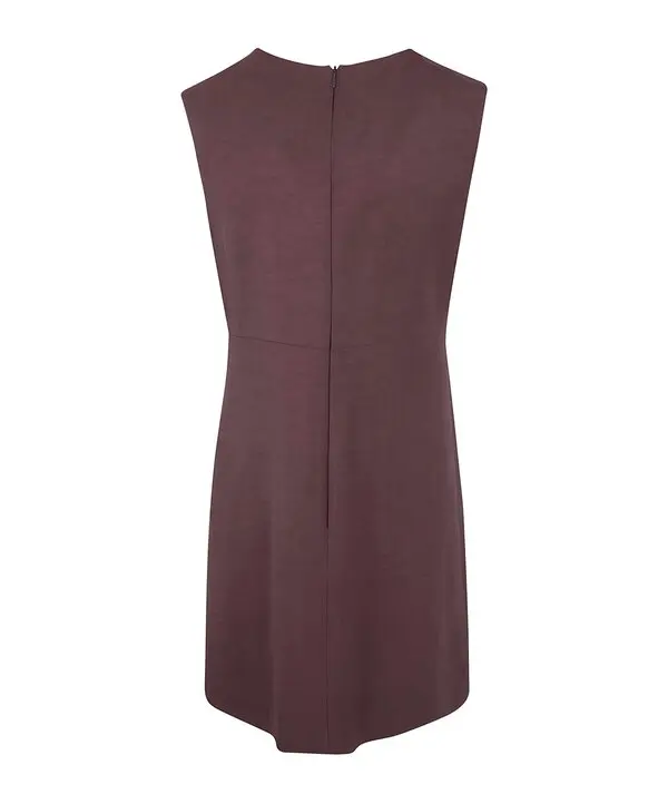 P.a.r.o.s.h Sleeveless Pocket Detail Dress - Brown