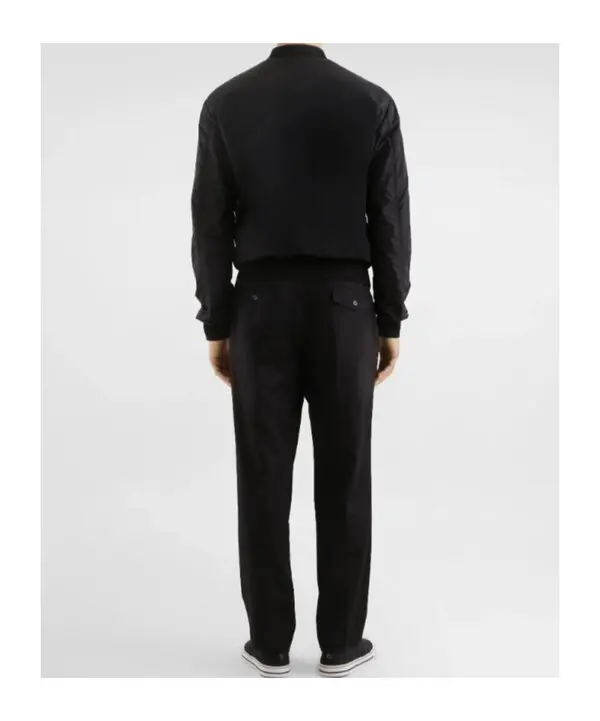 Dolce & Gabbana Logo Patch Bomber Jacket