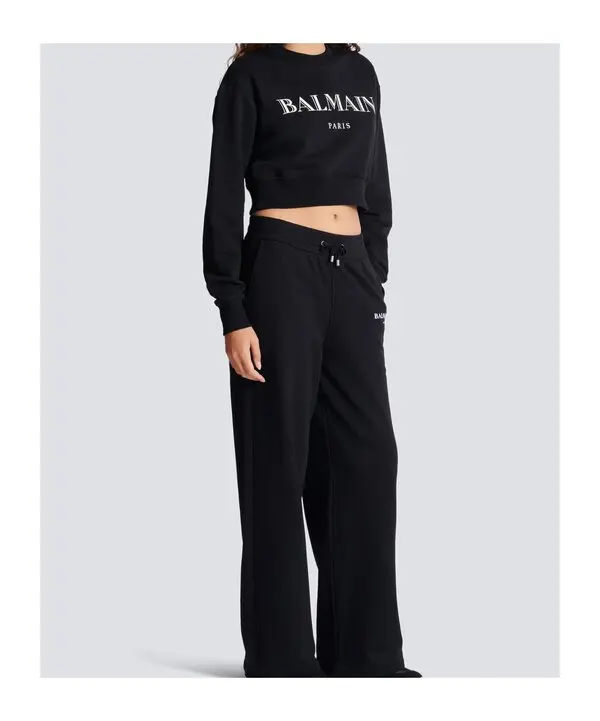 Balmain Printed Crewneck Sweatshirt