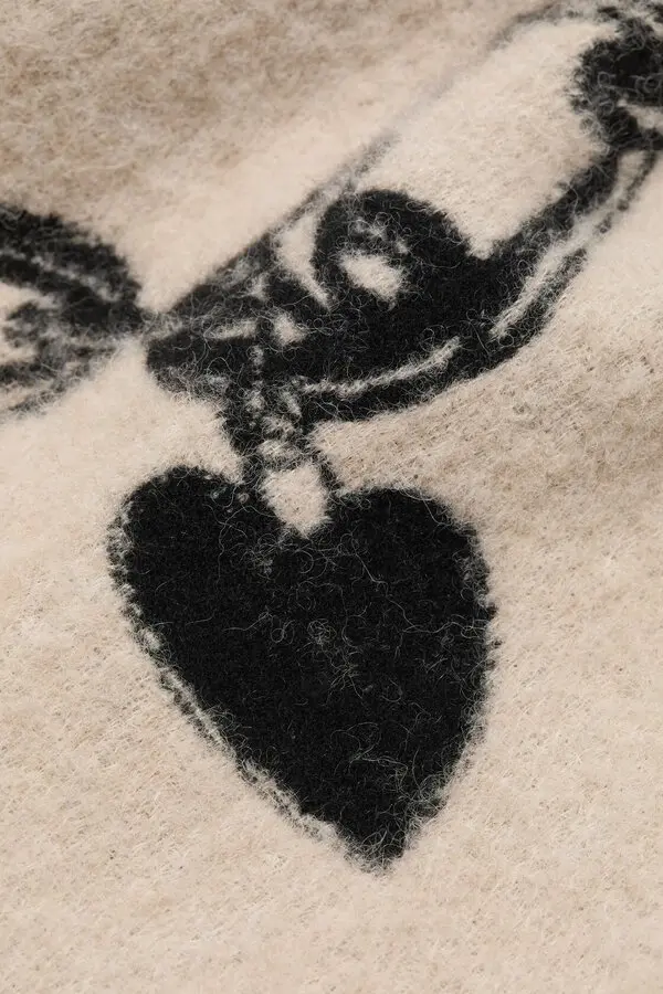 Acne Studios Chain Fringe Scarf