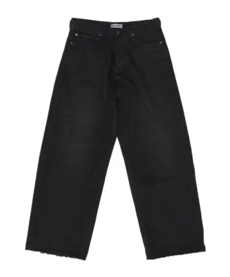 Balenciaga Wide-leg Jeans - Black