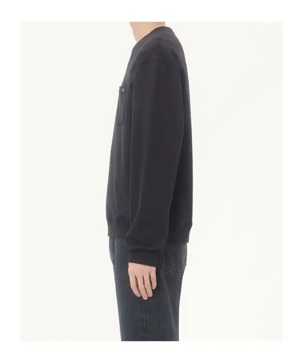 Valentino Garavani V Logo Pocket Sweatshirt