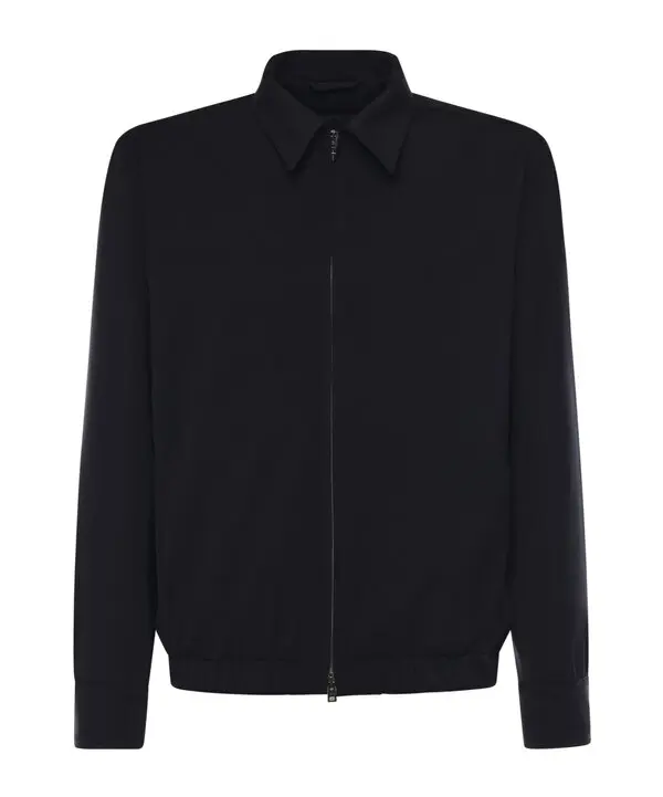 Herno Zip-up Long-sleeved Shirt Jacket