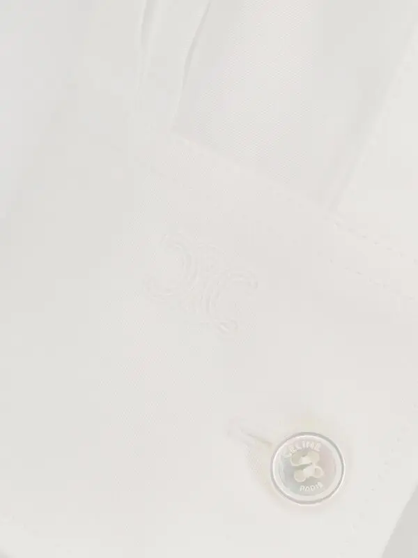 Celine Relaxed Shirt In Cotton Poplin